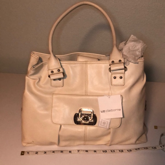 Liz Claiborne | Bags | Nwt Liz Claiborne Bone Colored Handbag | Poshmark